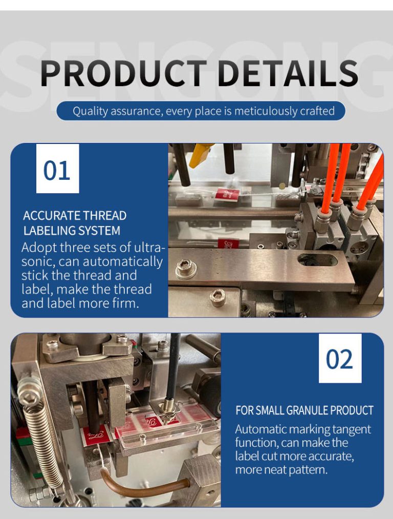 biodegradable pyramid tea bag roll tagging machine – Drip coffee bag ...